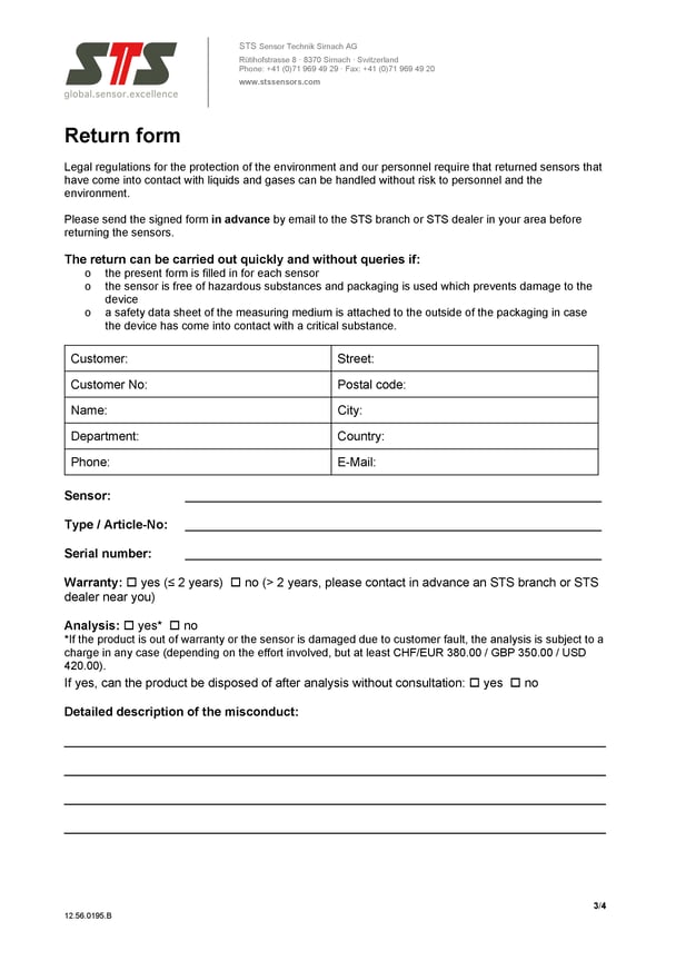 Documents, forms, product catalogs & certificates | Download Center STS